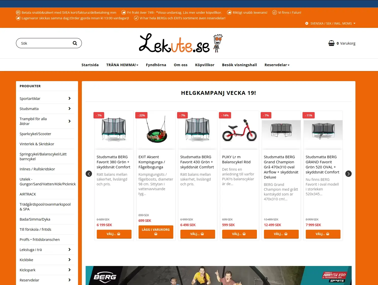 Abicart.se - Startsida